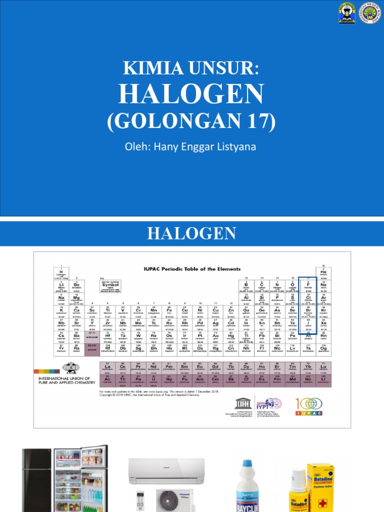 Sifat dan Manfaat Unsur Halogen | PDF | Sains & Matematika