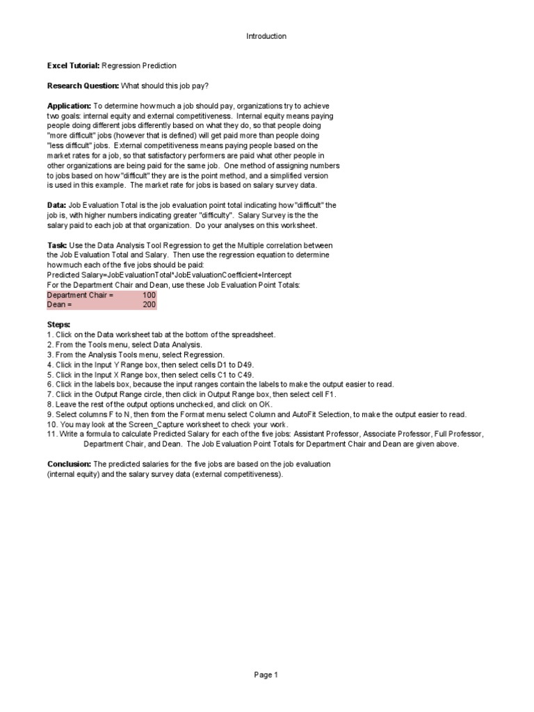 Salary Structure Design Tutorial Simulasi Pdf Errors And Residuals