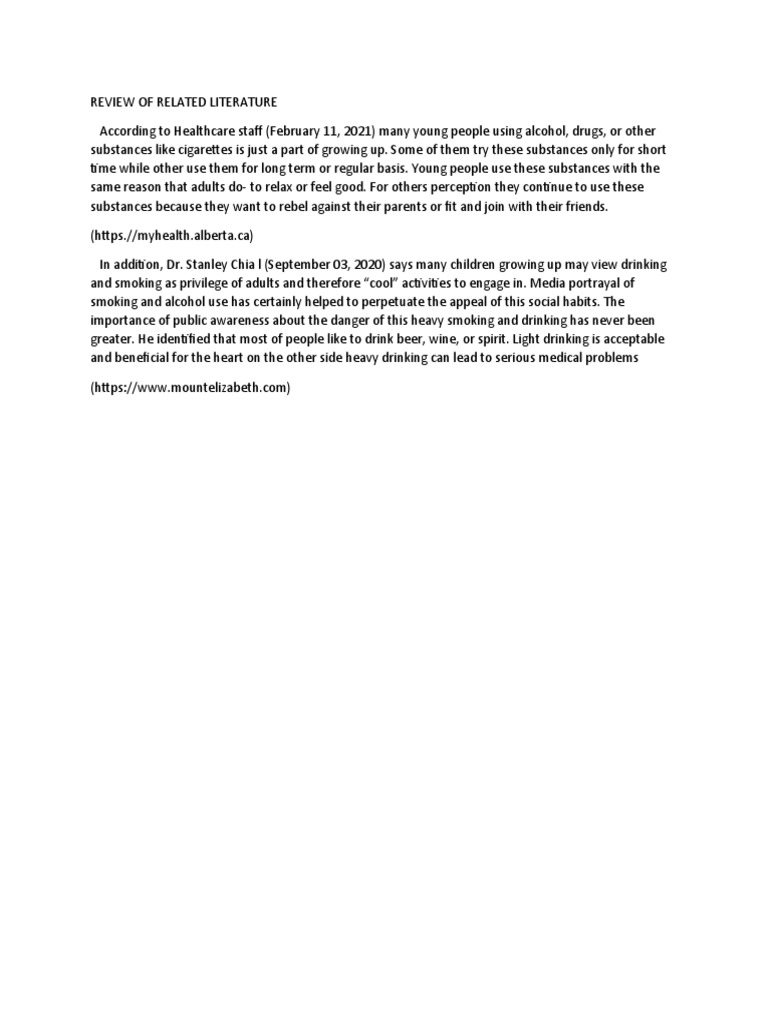 RRL Sample | PDF | Lifestyle