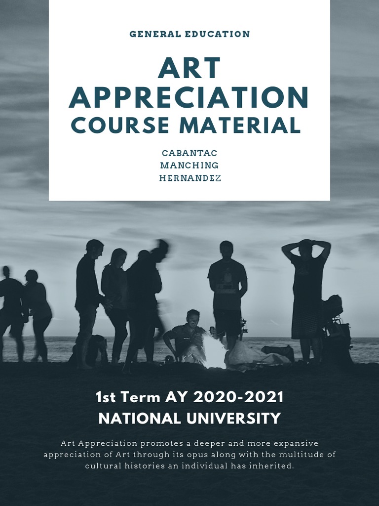 Art Appreciation Course Material Prototype | PDF | Dances | Paintings