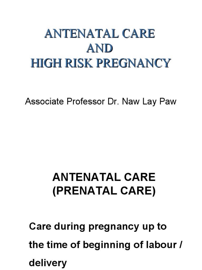 SEGi ANC and HIGH RISK PREGNANCY | Download Free PDF | Pregnancy ...