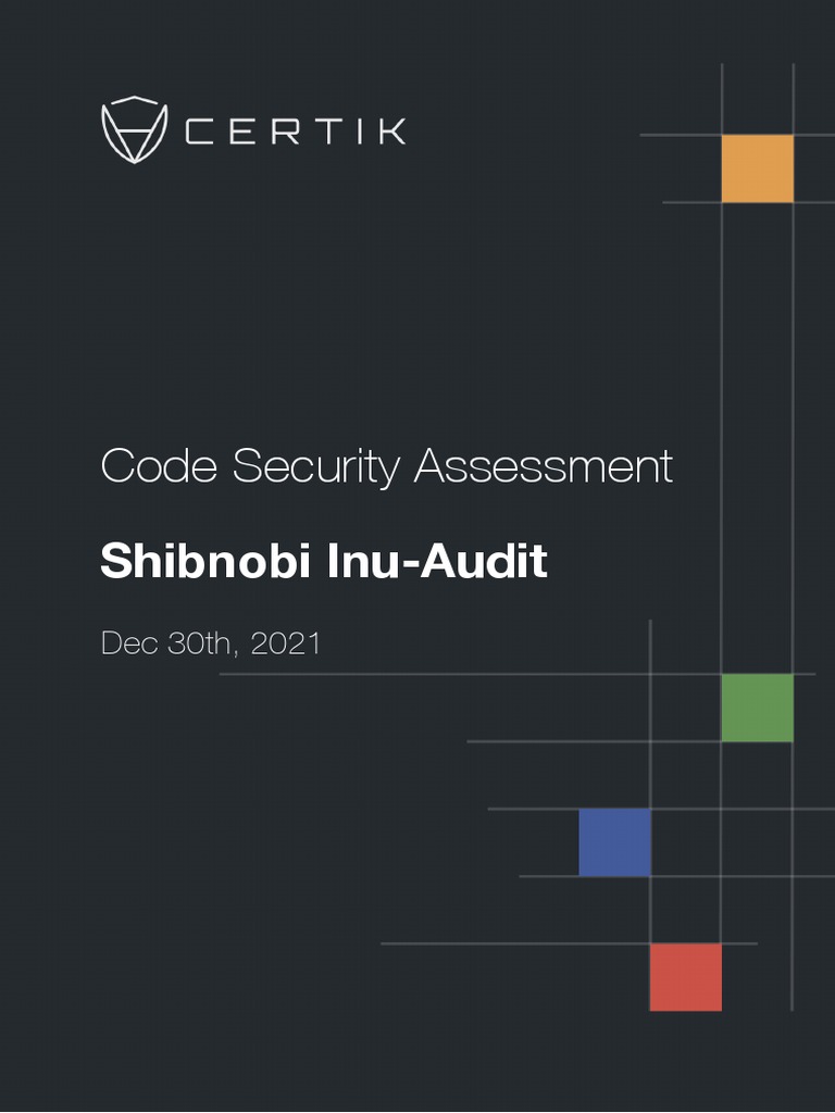 CertiK Audit For Shibnobi Inu Audit | PDF | Computer Programming | Computer Science