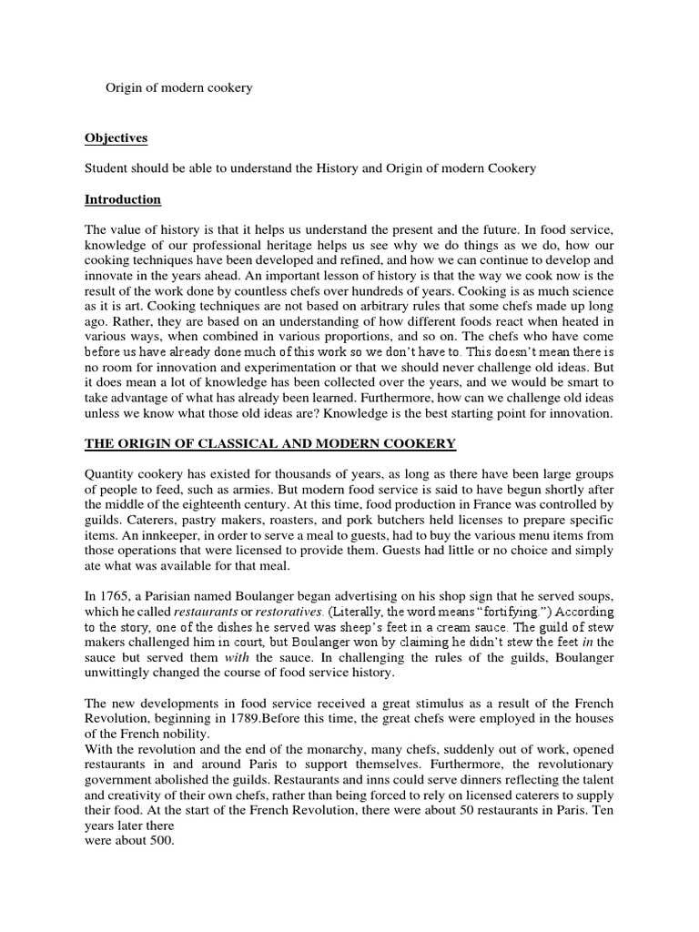 No 3 Classical Kitchen Brigade | PDF | Chef | Restaurants