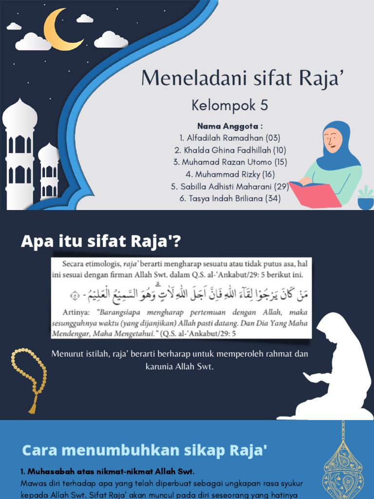 Meneladani Sifat Raja' | PDF | Hukum | Agama & Spiritualitas
