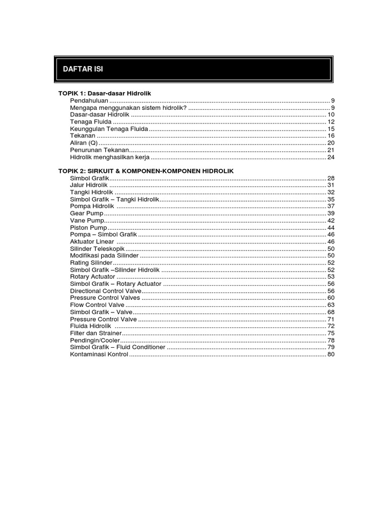 Modul Hydraulic | PDF