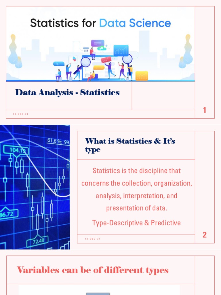 Data Analysis - Statistics | Download Free PDF | Level Of Measurement | Categorical Variable