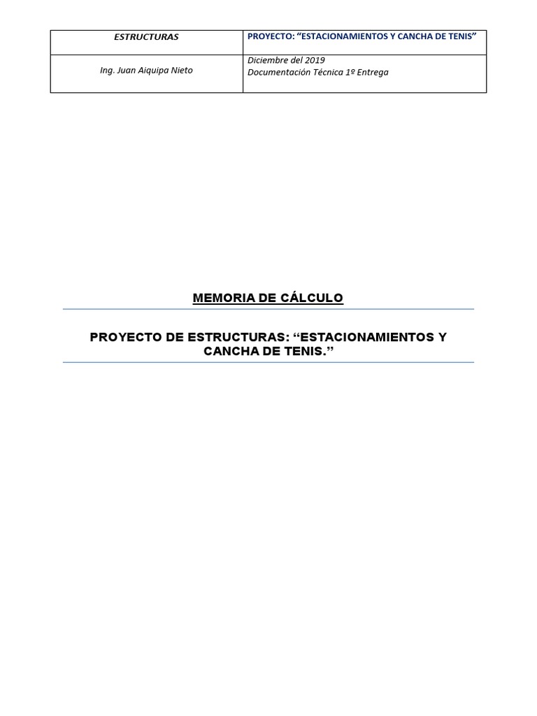 M. Calculo Rev01 | PDF | Hormigón | Resistencia de materiales