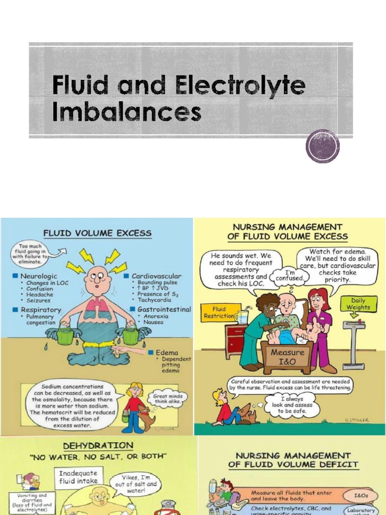 Fluid and Electrolyte Imbalances mnemonics | PDF