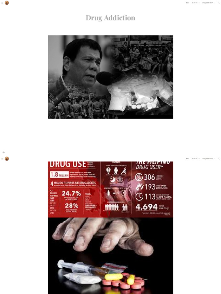 5 Drug Addiction | PDF | Rodrigo Duterte | Philippines