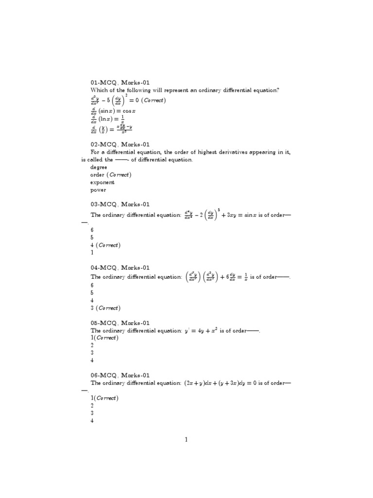 MTH 401 - Practice Questions | PDF | Polynomial | Mathematics