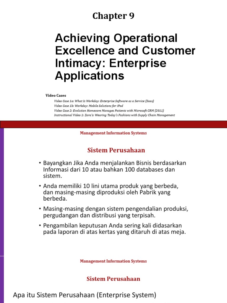 Materi Ajar Chapter 9 - Aplikasi Perusahaan SCM Dan CRM | PDF | Bisnis