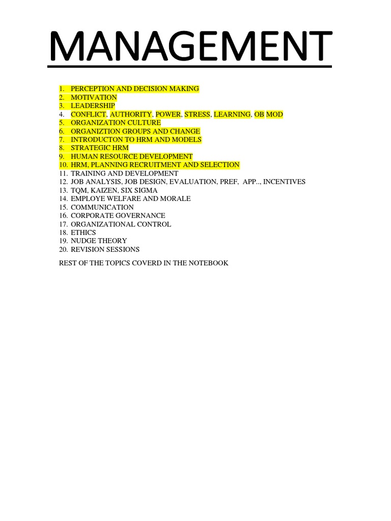 RBI Grade B Management Overview | PDF | Motivation | Motivational