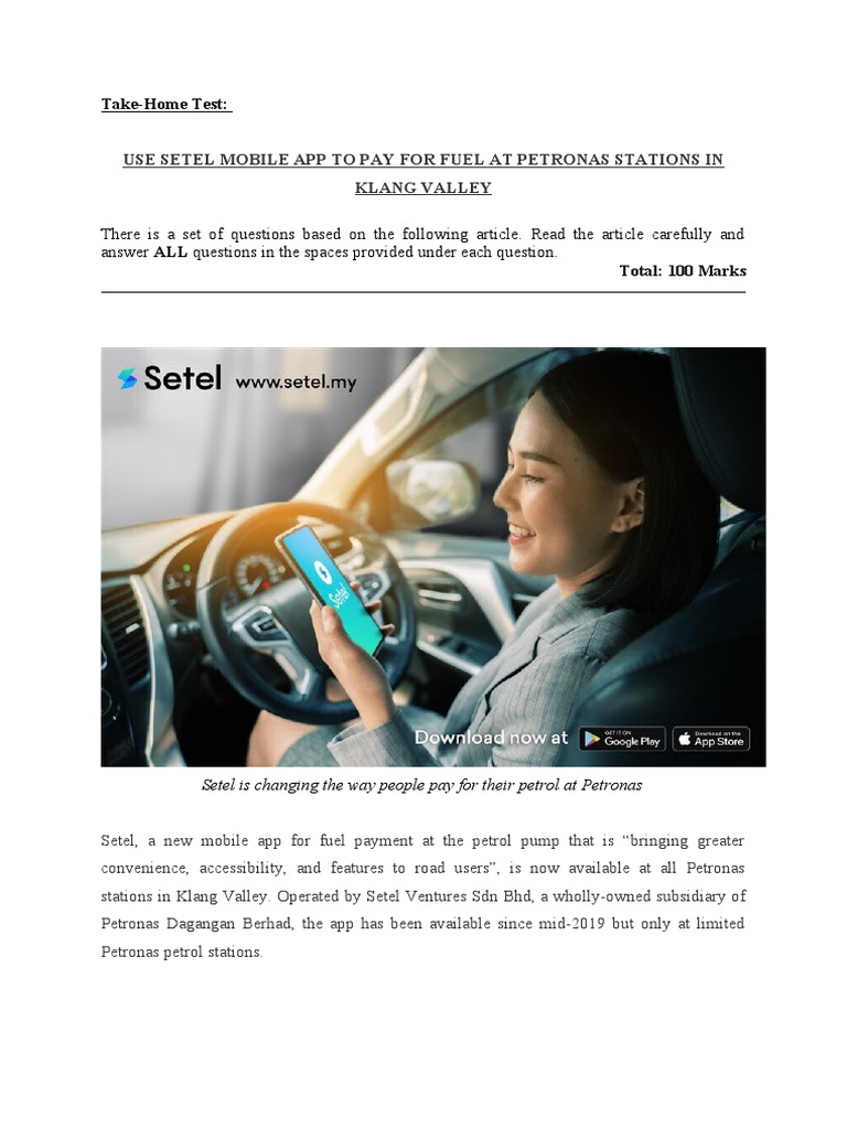 Use Setel Mobile App To Pay For Fuel at Petronas Stations in Klang ...