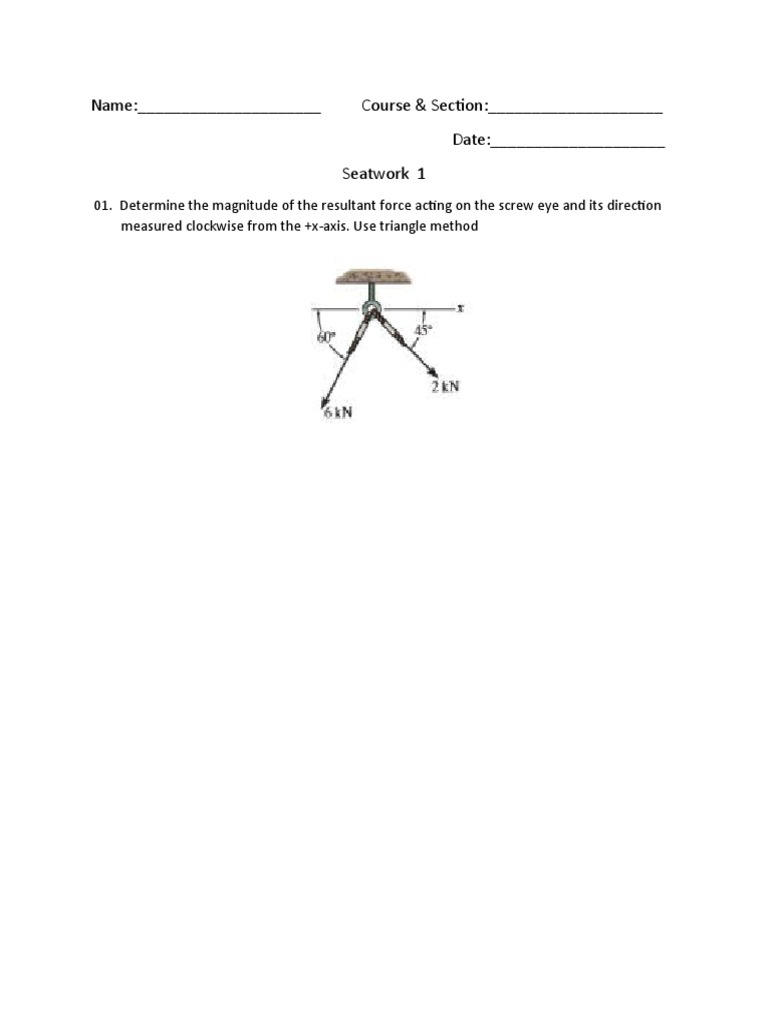 Seatwork 1 Triangle Method143 | PDF