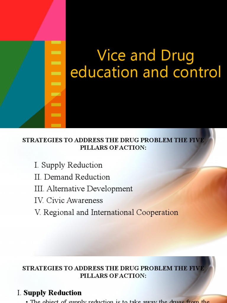 (Lecture 7) Vice, Drug Education and Control | PDF | Psychoactive Drugs | Social Aspects Of ...