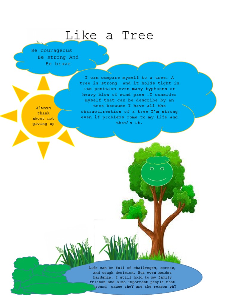 Like A Tree: Be Courageous Be Strong and Be Brave | PDF