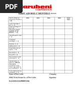 Green First Aid Box Checklist | PDF