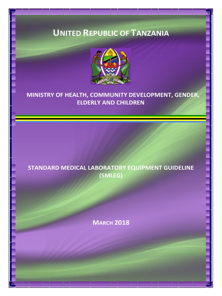 Standard Medical Laboratory Equipment Guideline | PDF | Governance ...