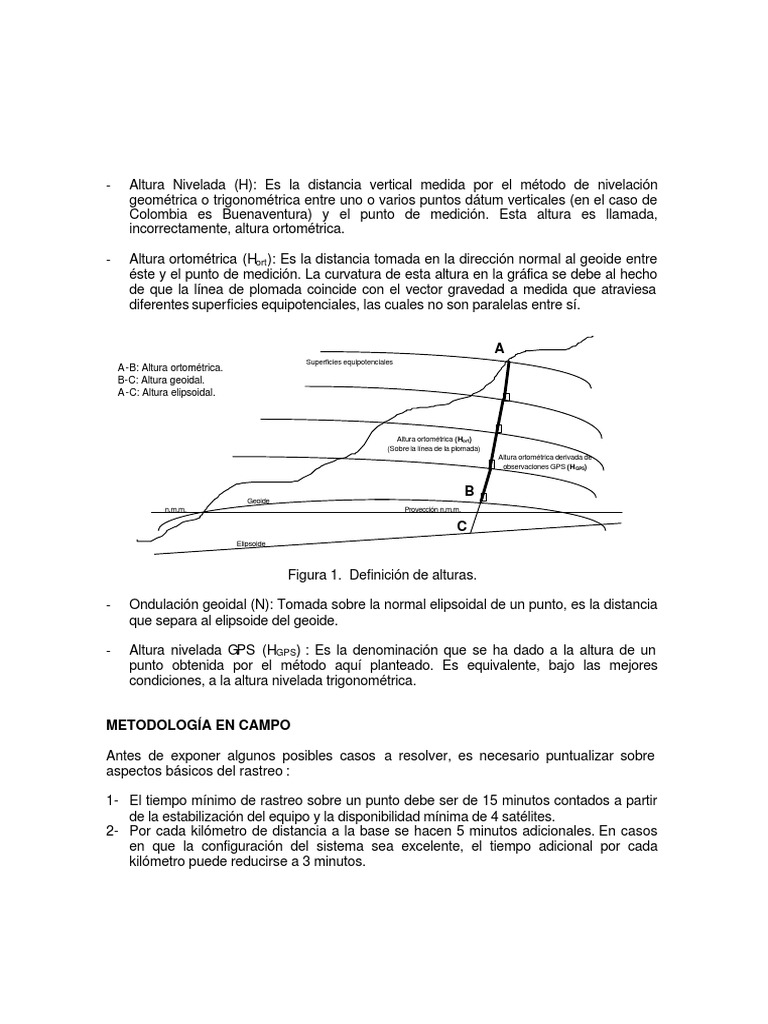 Guia Nivelacion GPS PDF | PDF | Sistema de Posicionamiento Global ...