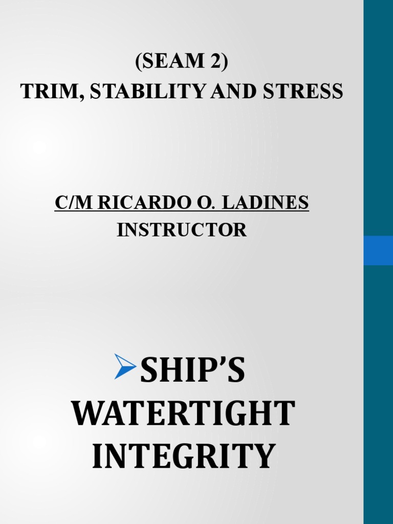 Seam 2 Module 1 | PDF | Ships | Deck (Ship)
