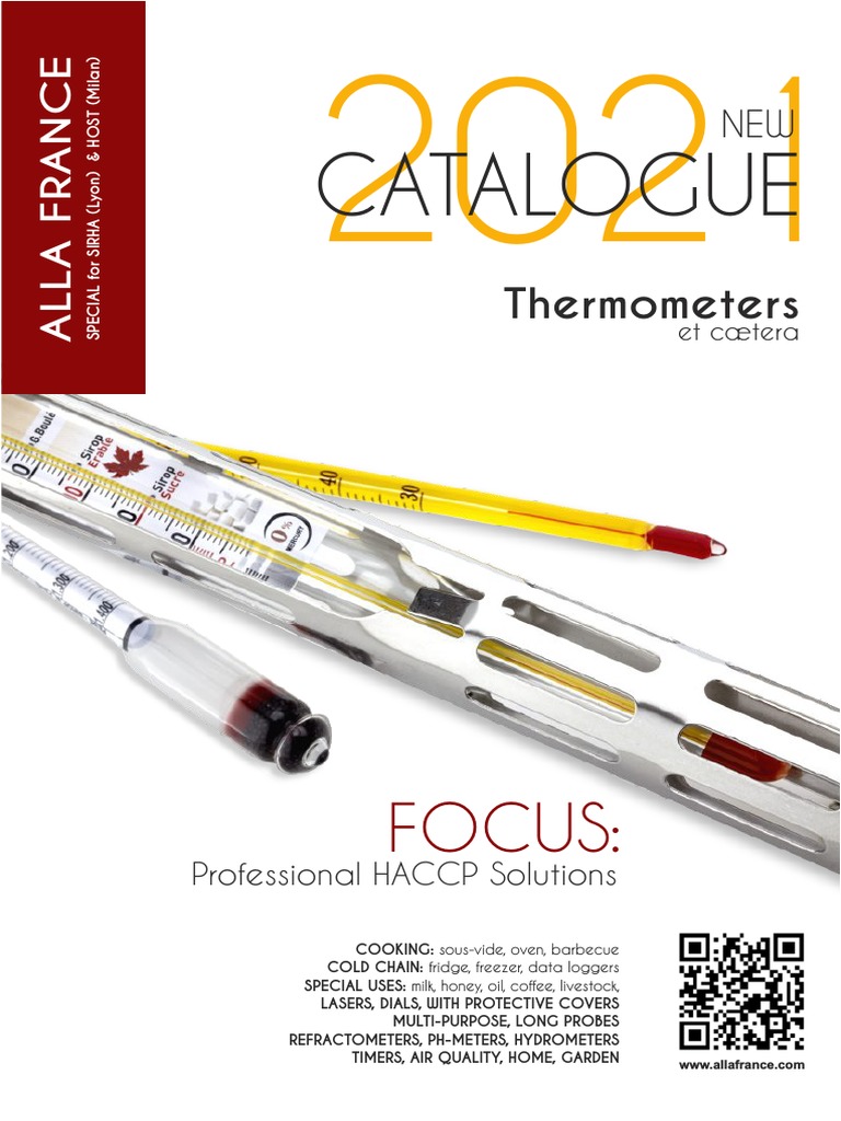 Alla France 2021 Catalogue | PDF | Calibration | Thermometer