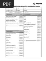 Jackhammer Inspection Checklist | PDF