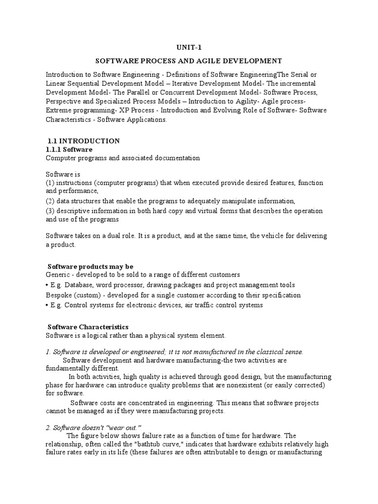 An Overview of Software Engineering Processes, Models, Characteristics ...