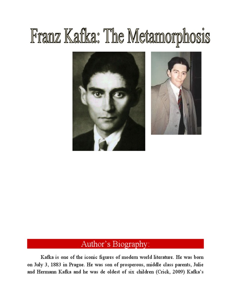 Kafka | PDF | The Metamorphosis | Short Stories