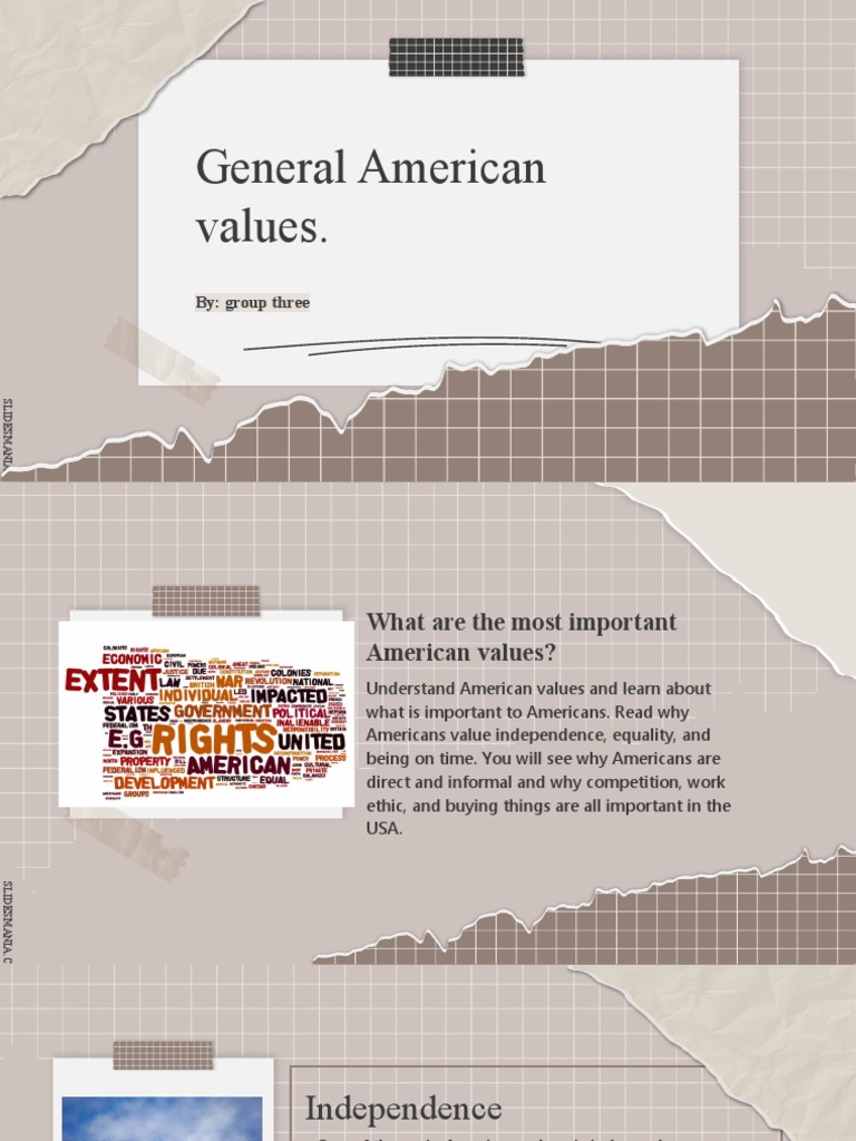 General American Values | PDF | Value (Ethics) | Individualism