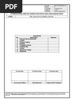 SOP Settling Pond | PDF