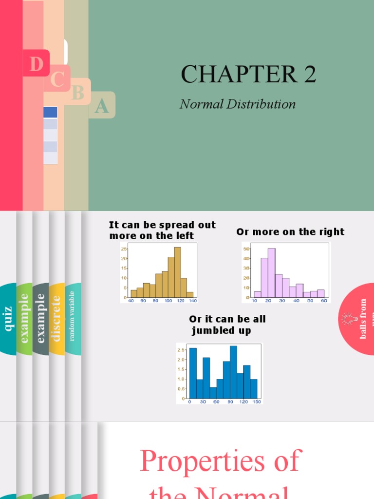 CHAPTER 2 Normal Distribution | PDF | Normal Distribution | Standard Score