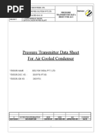 Datasheet For Differential Pressure Transmitter - Std725: Sheet 01 of ...