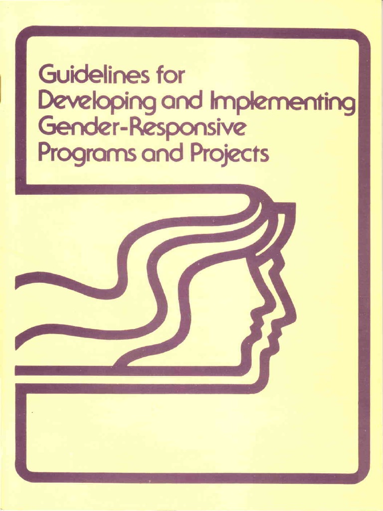 Pcw Guidelines For Developing And Implementing Gender Responsive