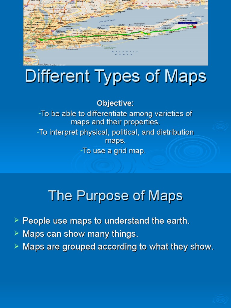 Different Types Of Maps PDF