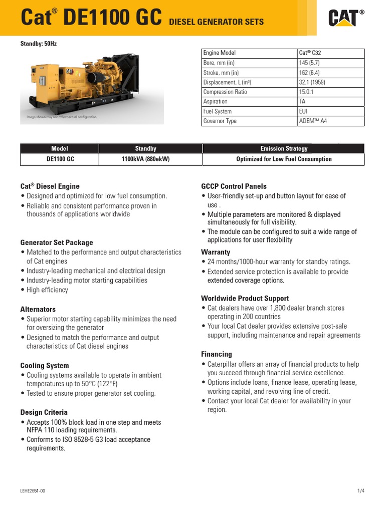 Diesel Generator Sets: Cat Diesel Engine GCCP Control Panels | PDF ...