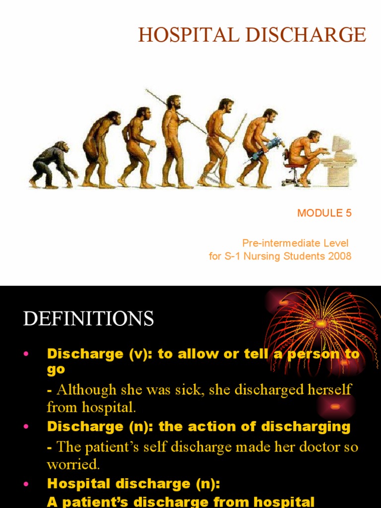 Slide 5 - Hospital Discharge | PDF | Patient | Hospital