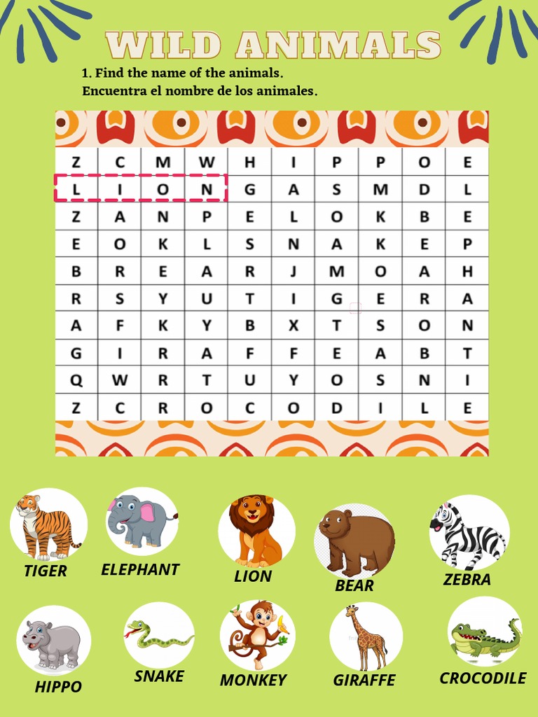 Wild Animals Wild Animals | PDF | Organisms | Mammals