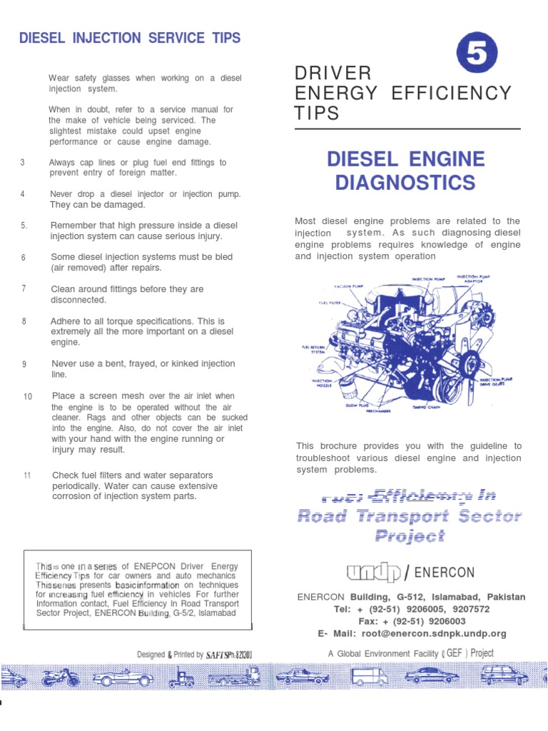 Diesel Engine Service Tips | PDF | Diesel Engine | Fuel Injection