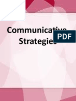 Communicative Strategies Explained | PDF | Human Communication | Communication