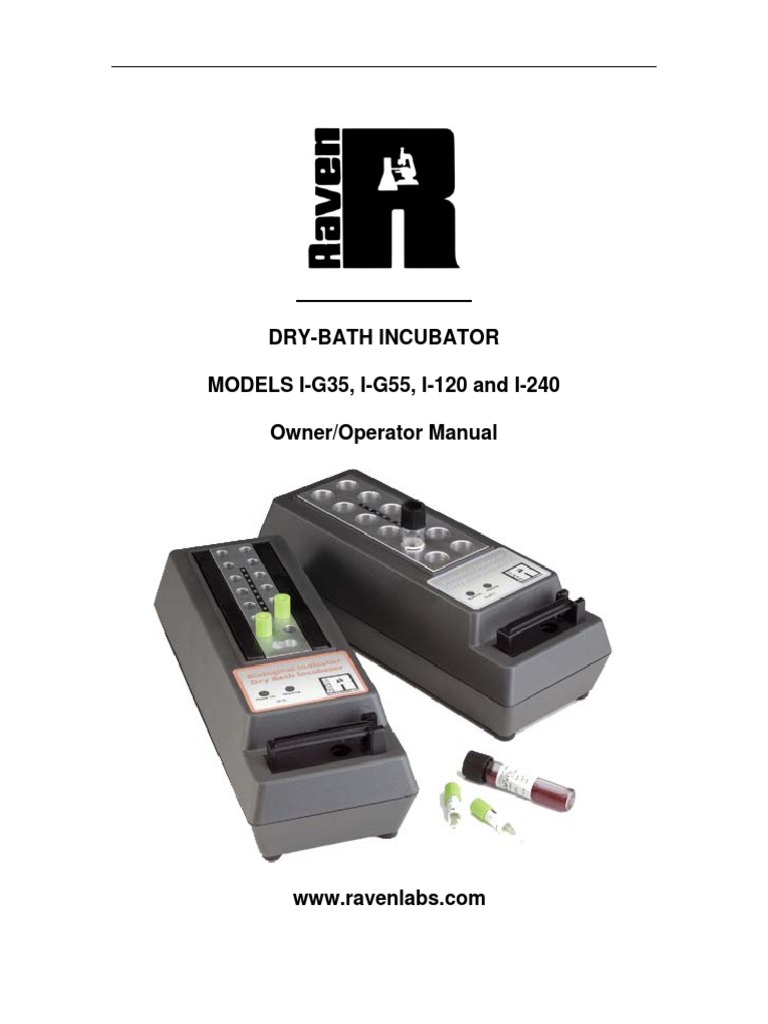 RAVEN Incubator 240 Operator Manual and Maintenance | PDF | Fuse ...