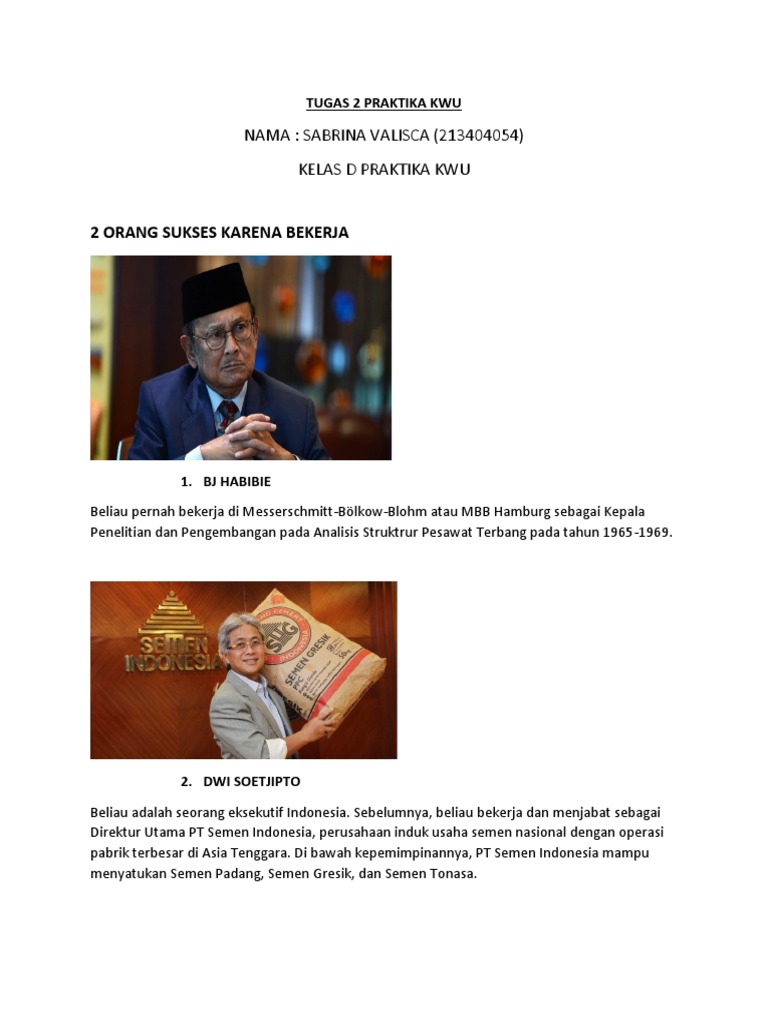 Tugas 2 Praktika Kwu - Sabrina Valisca | PDF