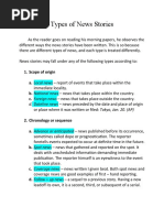 Types of News | PDF