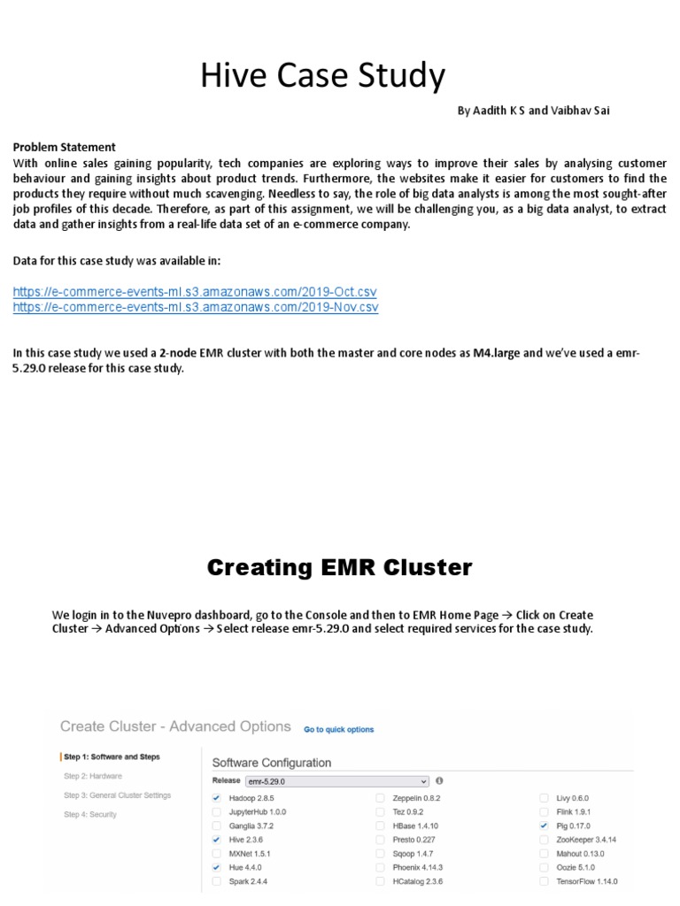Hive Case Study | PDF | Data Management | Information Age