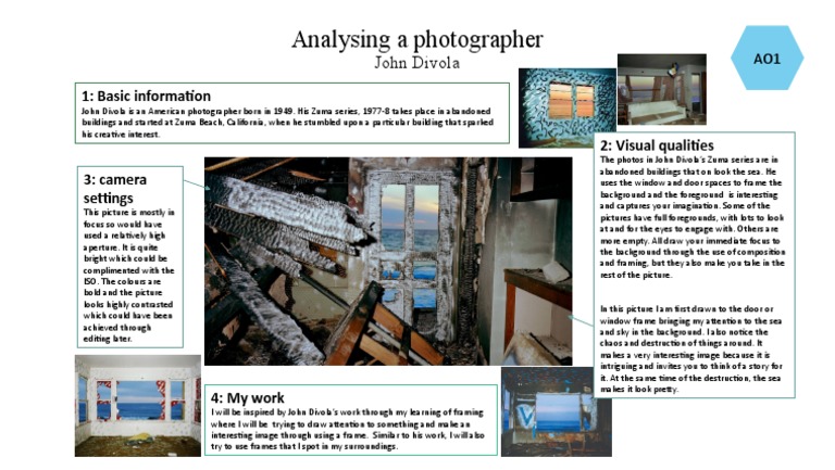 Analysing A Photographer | PDF | Composition (Visual Arts) | Artistic ...