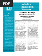 The First 90 Days | PDF | Mentorship | Learning