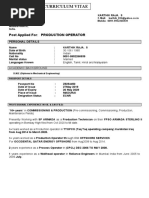 CV Dcs Operator / Panel Operator: Please Contact Us Oil CV/Resume Oil ...