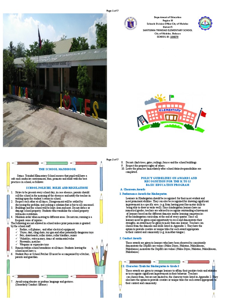 Of Department of Education Region III Schools Division Office-City of ...