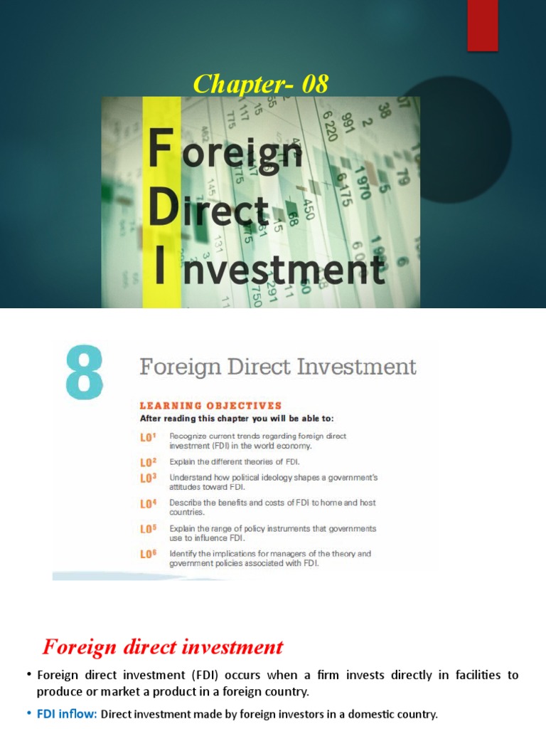 Understanding Foreign Direct Investment | PDF | Foreign Direct ...