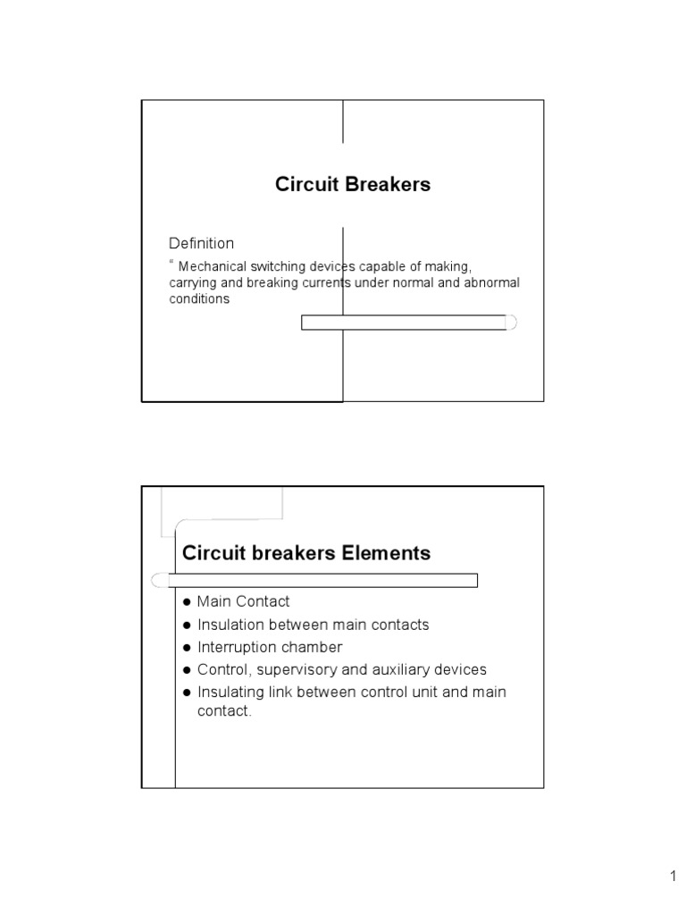 Circuit Breakers | PDF