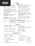 Algebra Cheat Sheet Reduced | PDF | Logarithm | Algebra
